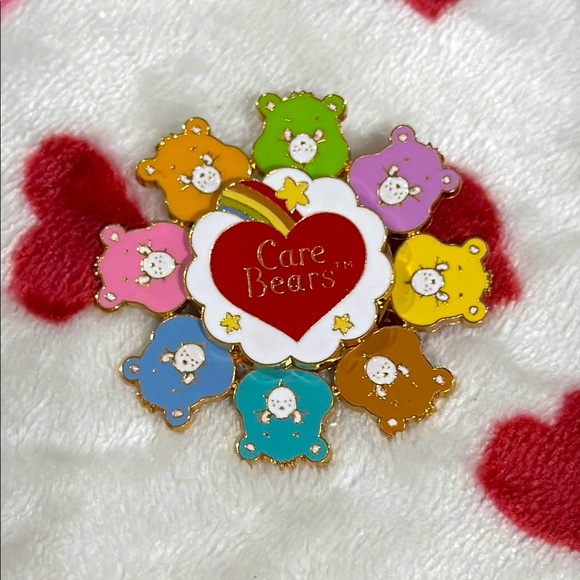 Care Bears | Accessories | Care Bears Colorful 36 Rotating Enamel Pin ...